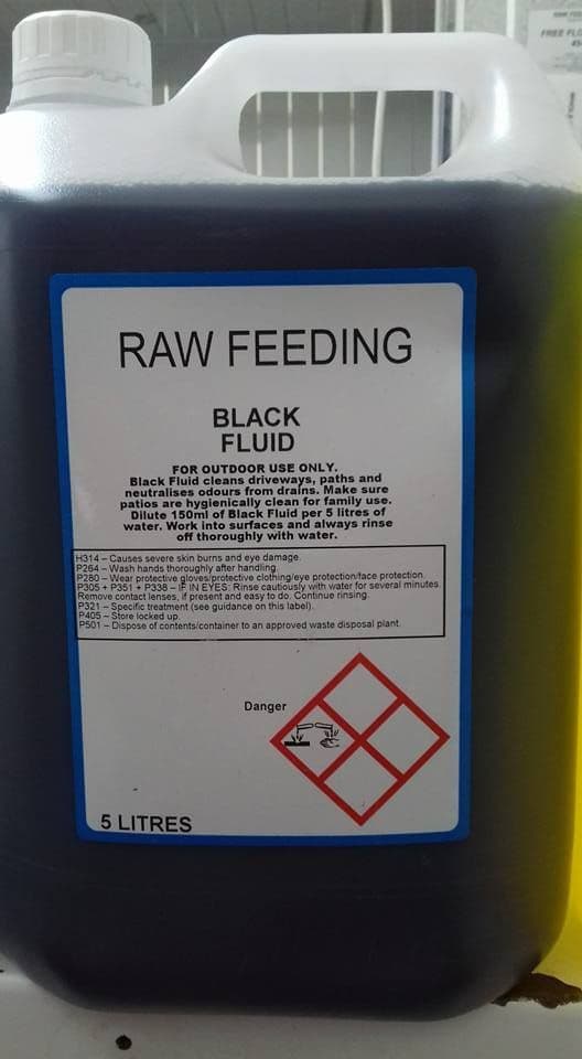 Black Fluid 5ltr – Raw Feeding Lancs Ltd